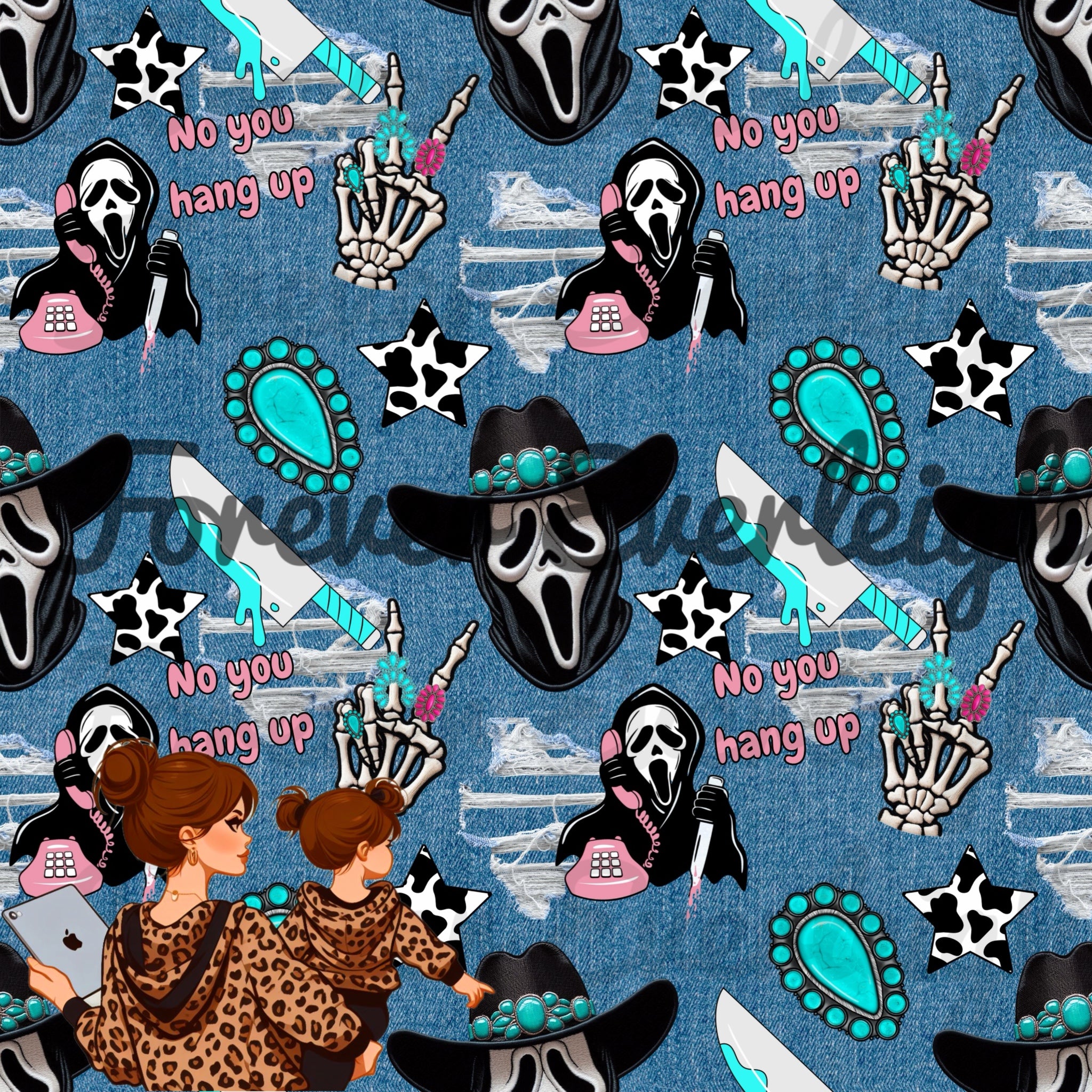 Denim ghostface – Forever Everleigh Seamless Files