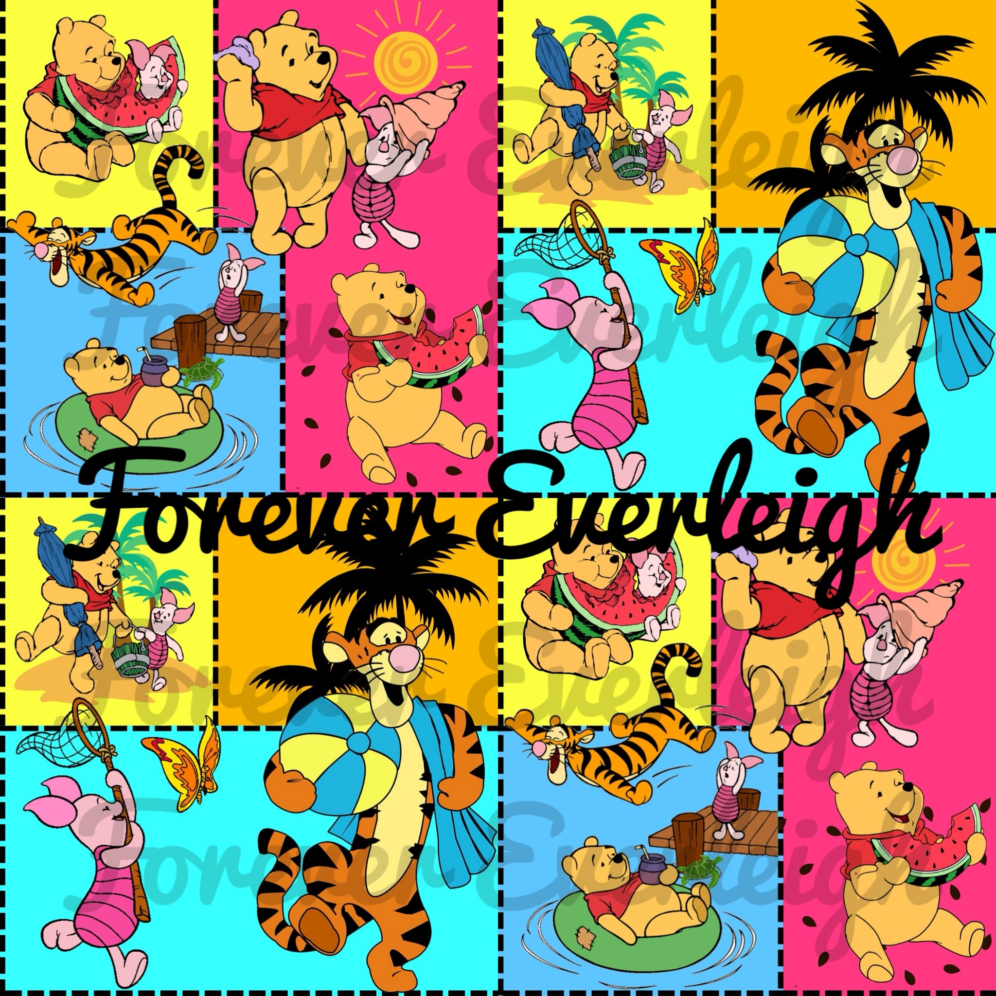 Summer Pooh – Forever Everleigh Seamless Files