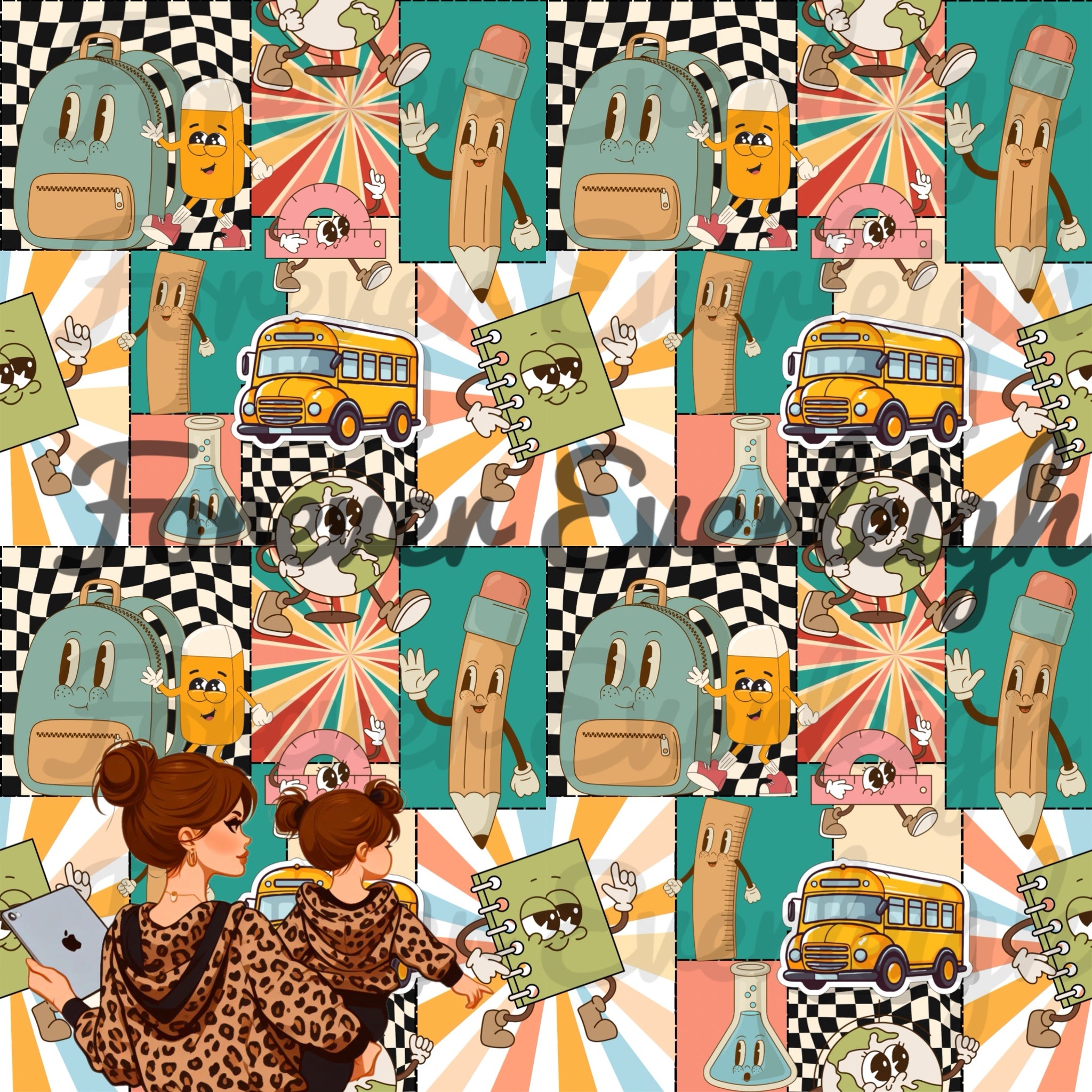 Retro school – Forever Everleigh Seamless Files